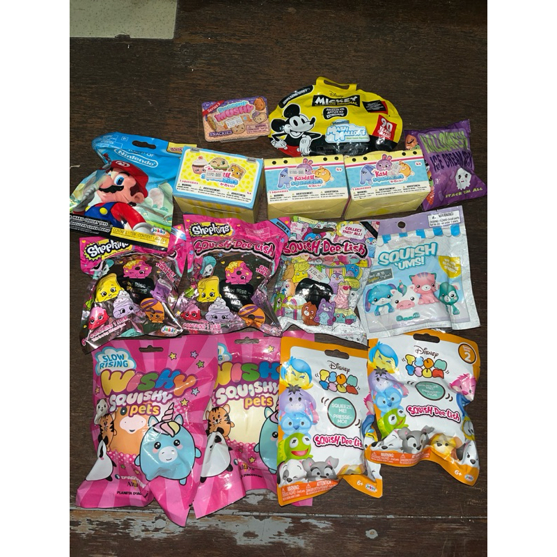 Jual Squishy blind bag/blind box (squishdelish,Mario,besties,squish ums ...