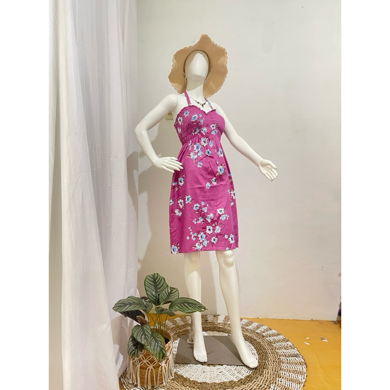 Jual Dress/daster midi Yunisara daster kerut dada solo daster sexy ...