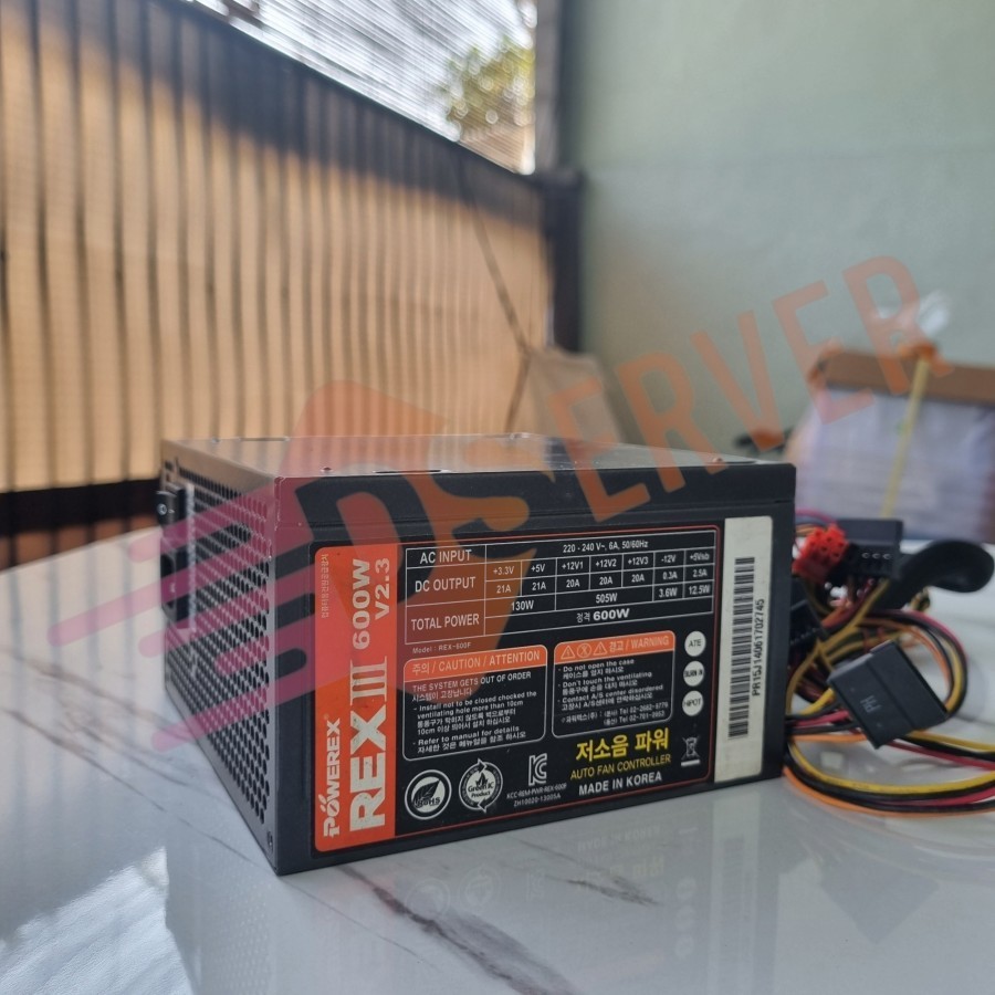 Jual Psu Powerex REX III v2.3 600w 2x8 pin vga | Shopee Indonesia