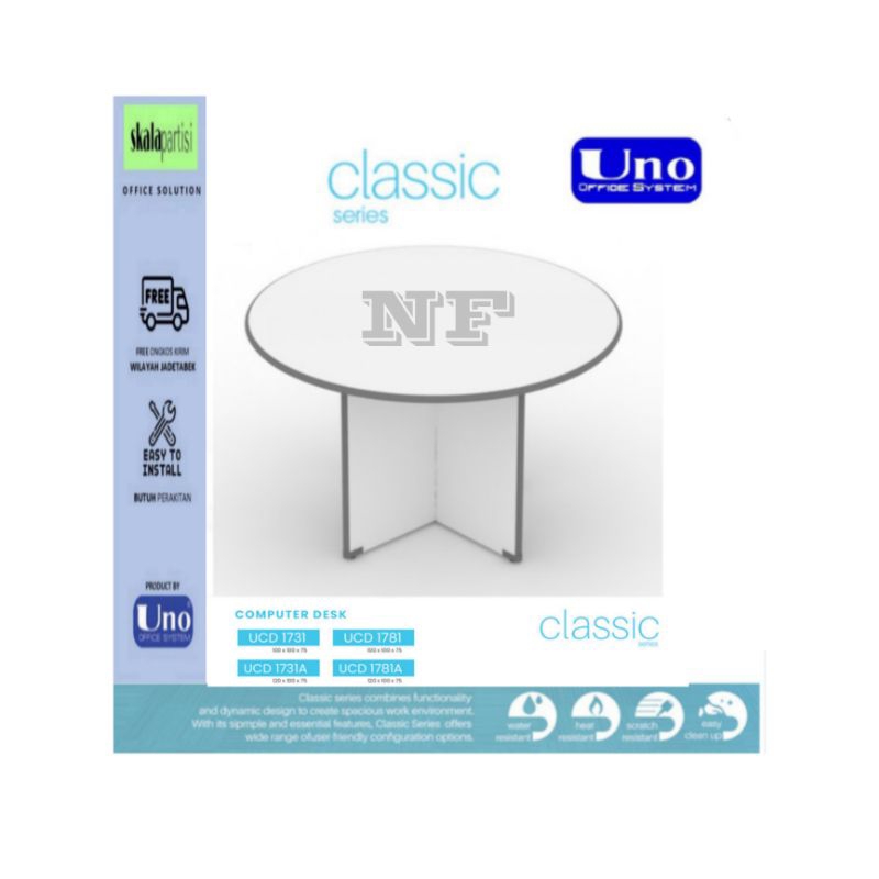 Jual MEJA MEETING BUNDAR UNO CLASSIC UCT 1781 / 1731 MEJA KANTOR RAPAT ...