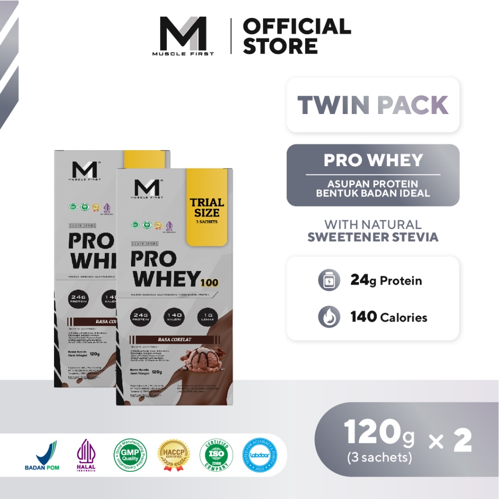 Jual [BUNDLE] MUSCLE FIRST Whey 100 Box x2 pcs - Whey Protein | Shopee ...