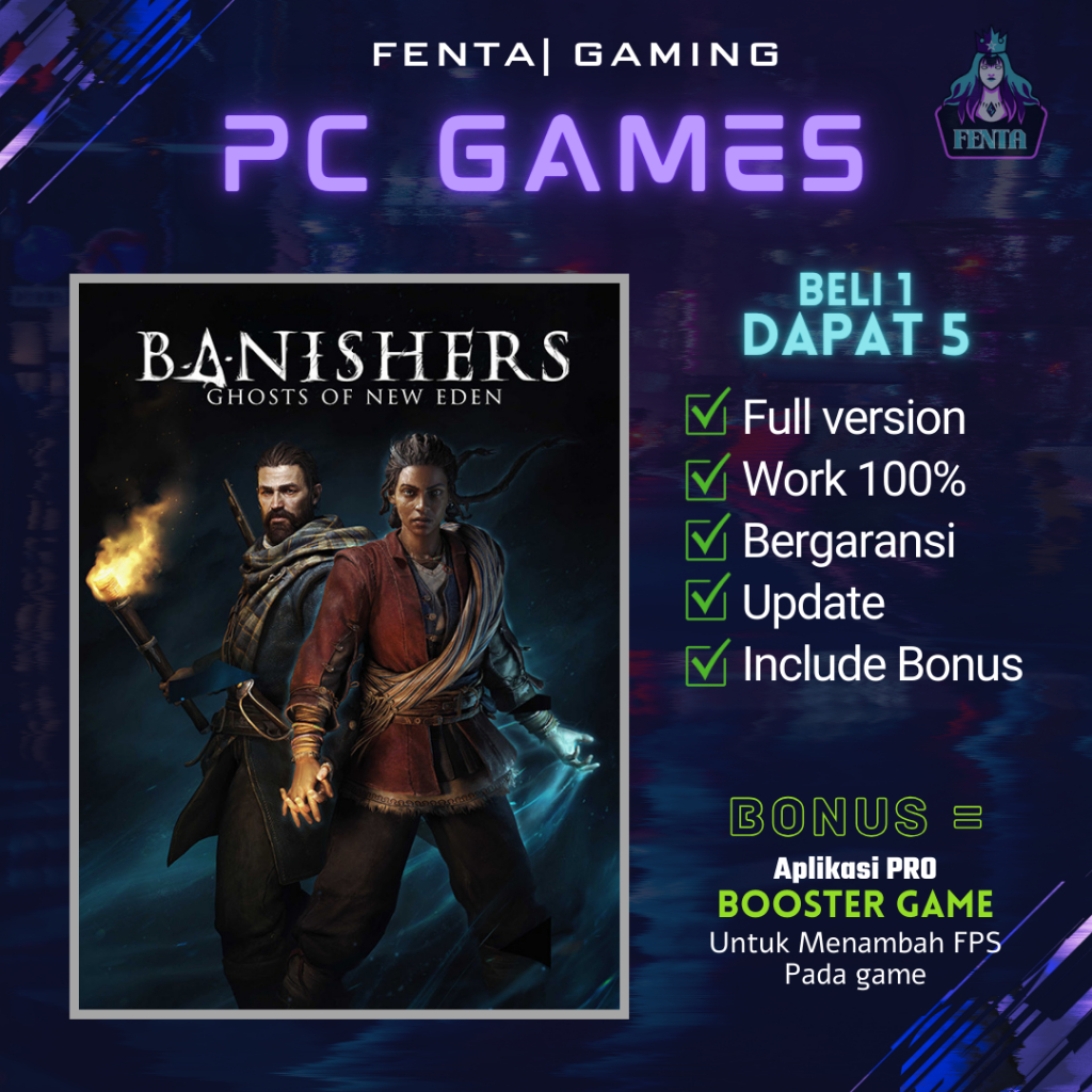 Jual BANISHERS GHOSTS OF NEW EDEN - GAME PC - GAME LAPTOP | Shopee ...