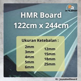 Jual HMR Board / Papan HMR Kayu Olahan 122cm x 244cm Ketebalan 2mm s/d ...