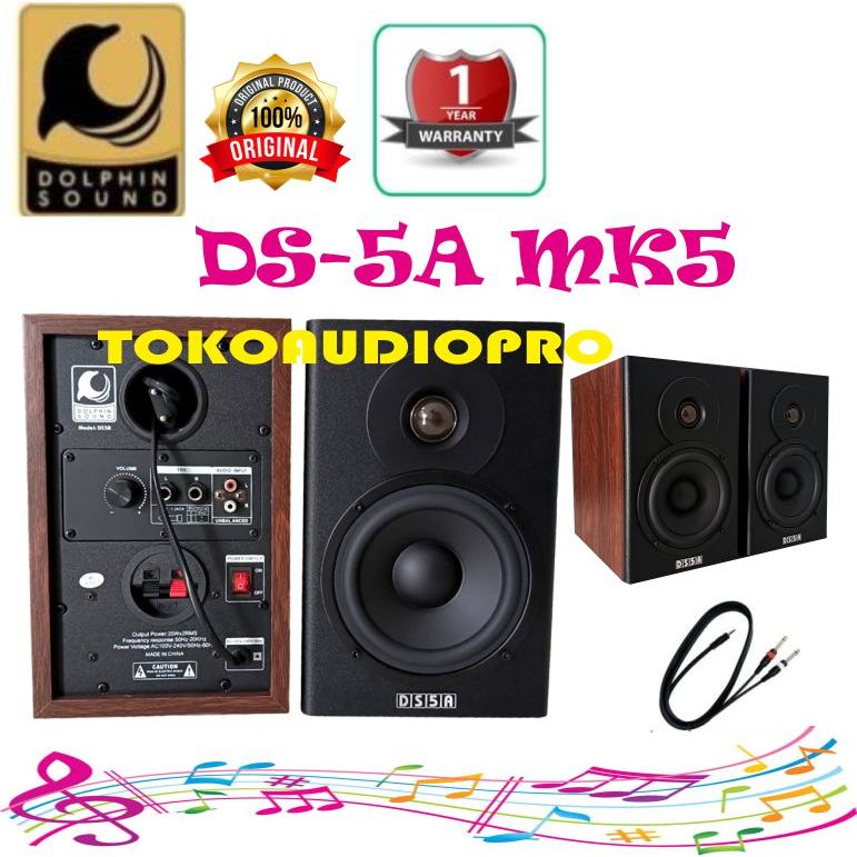 Jual Dolphin Sound DS5A Speaker Aktif Monitor ISK DS5A | Shopee Indonesia