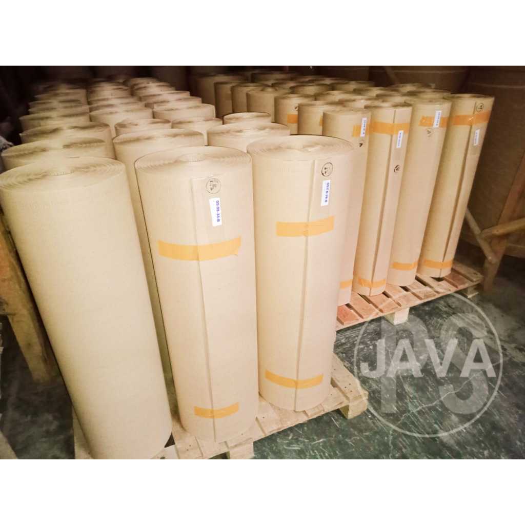 Jual ONGKIR MURAH Karton Single Face Roll Corrugated 10kg 30kg dan 50kg ...