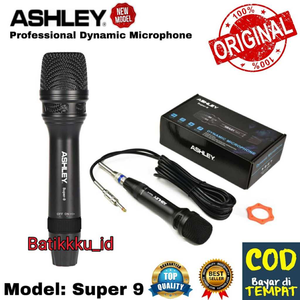 Jual MIC KABEL ASHLEY I200 I 200 ORIGINAL FREE KABEL 5 METER | Shopee ...