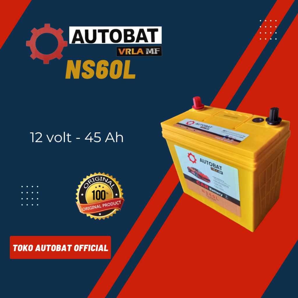 Jual AKI MOBIL AUTOBAT NS60L 12V 45H. Grand Livina.Karimun. Honda CITY. Voxy | Shopee Indonesia