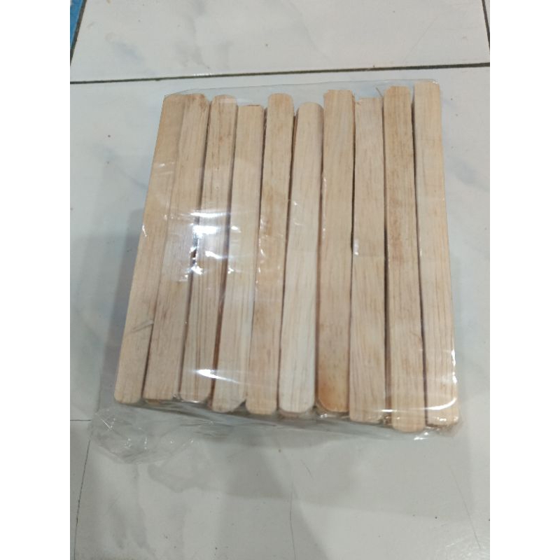 Jual Stick Es Cream / Stick Es Kayu Polos (Per Pack) | Shopee Indonesia