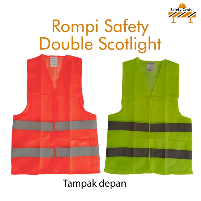 Jual Rompi Safety / Rompi Safety Jaring / Rompi Proyek / Safety Vest ...
