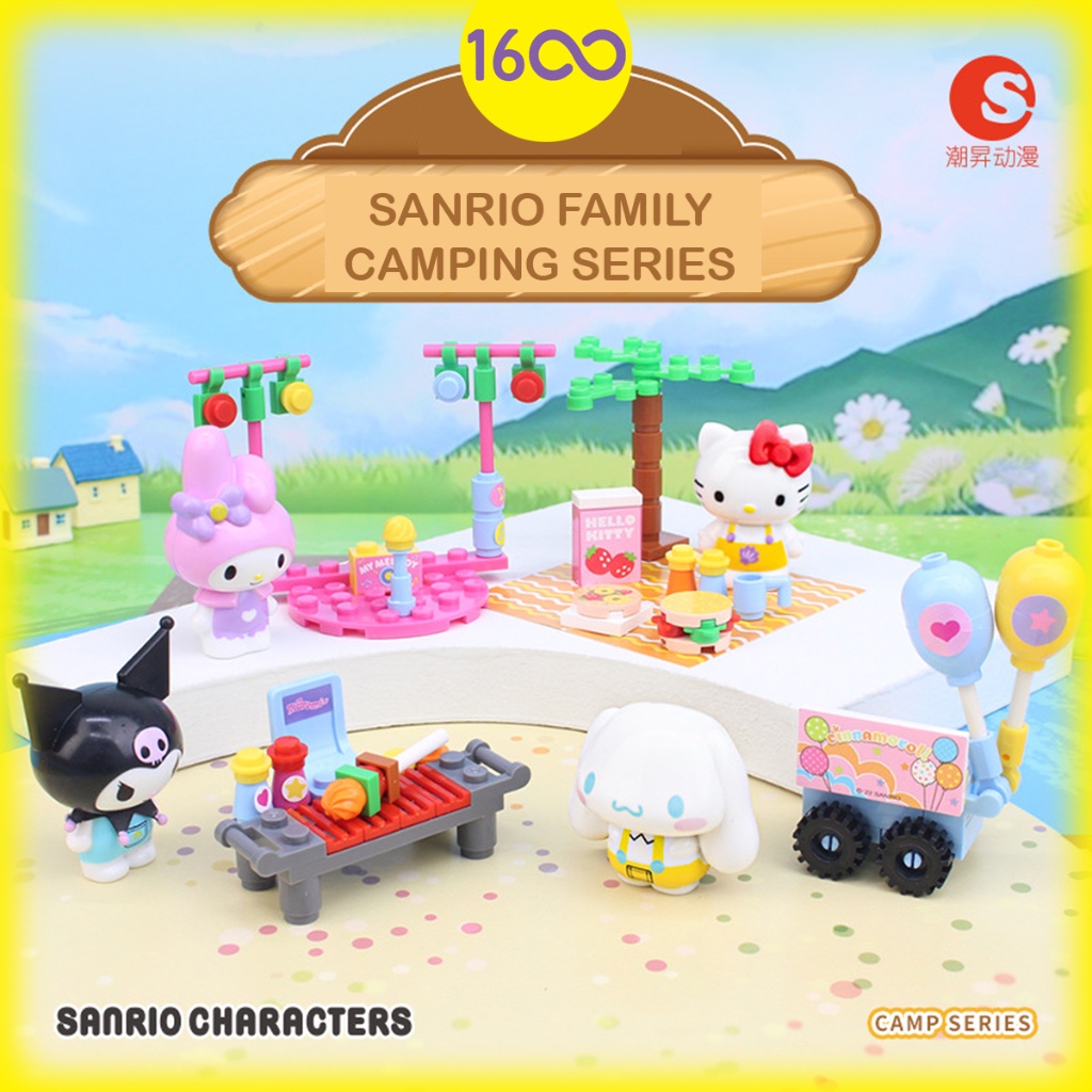 Jual Sanrio Family Camping Nano Block Gashapon | Shopee Indonesia
