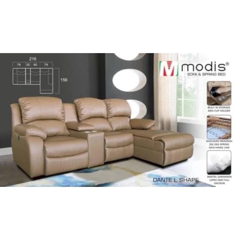 Jual MODIS Sofa Type DANTE - Sectional Sofa | Shopee Indonesia