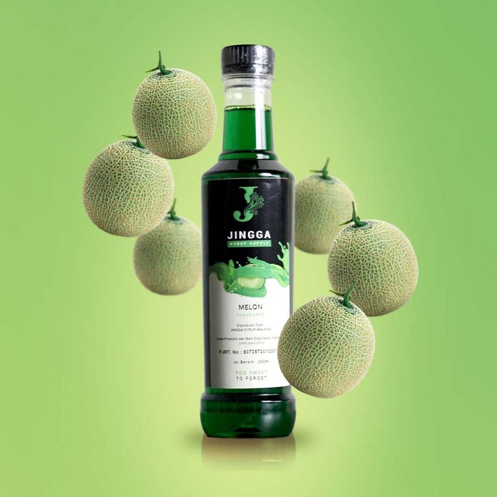 Jual JINGGA Melon Syrup 350 ml - Sirup Melon Untuk Mocktail Cocktail ...