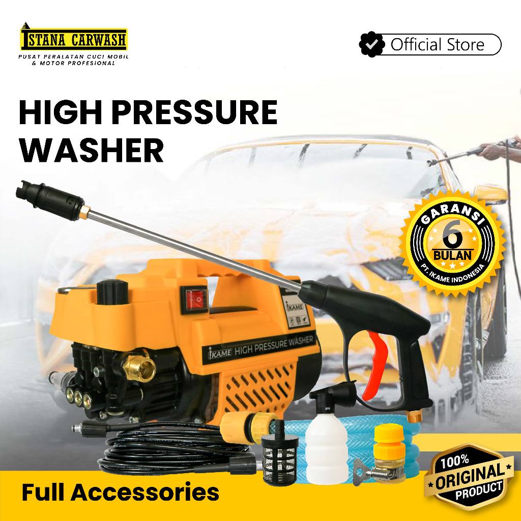 Jual High Pressure Washer IKAME / Jet Cleaner Portable Tekanan Tinggi ...
