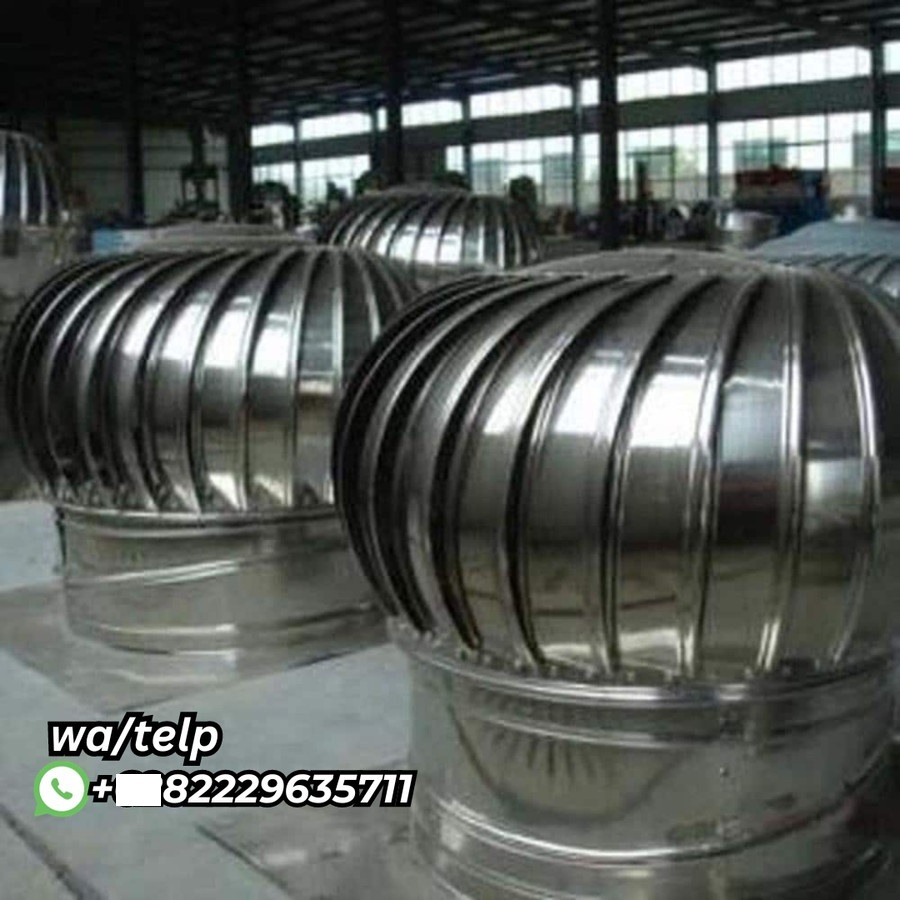 Jual Ventilator Atap Stainless Steel Turbin Angin Ventilasi Udara 18-42 ...