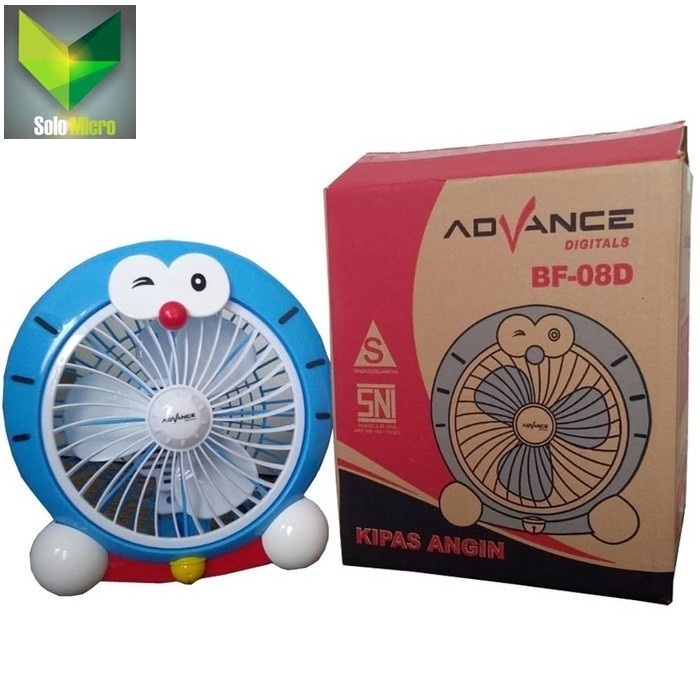 Jual KIPAS ANGIN MEJA DORAEMON / KIPAS ANGIN KARAKTER ADVANCE BF08D ...