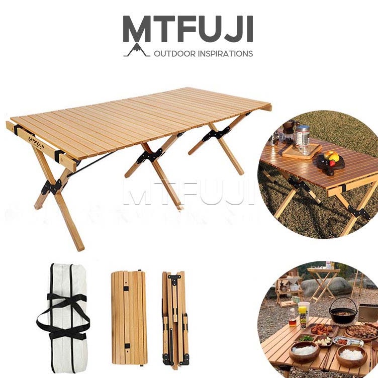 Jual ART T37I Egg Roll Table Outdoor Meja Kayu 12Cm Berkemah Seadanya ...