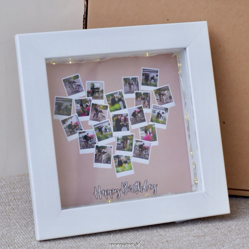 Jual Kado Figura Custom Frame Led Aestetic 3D Hadiah Ulang Tahun Wisuda ...