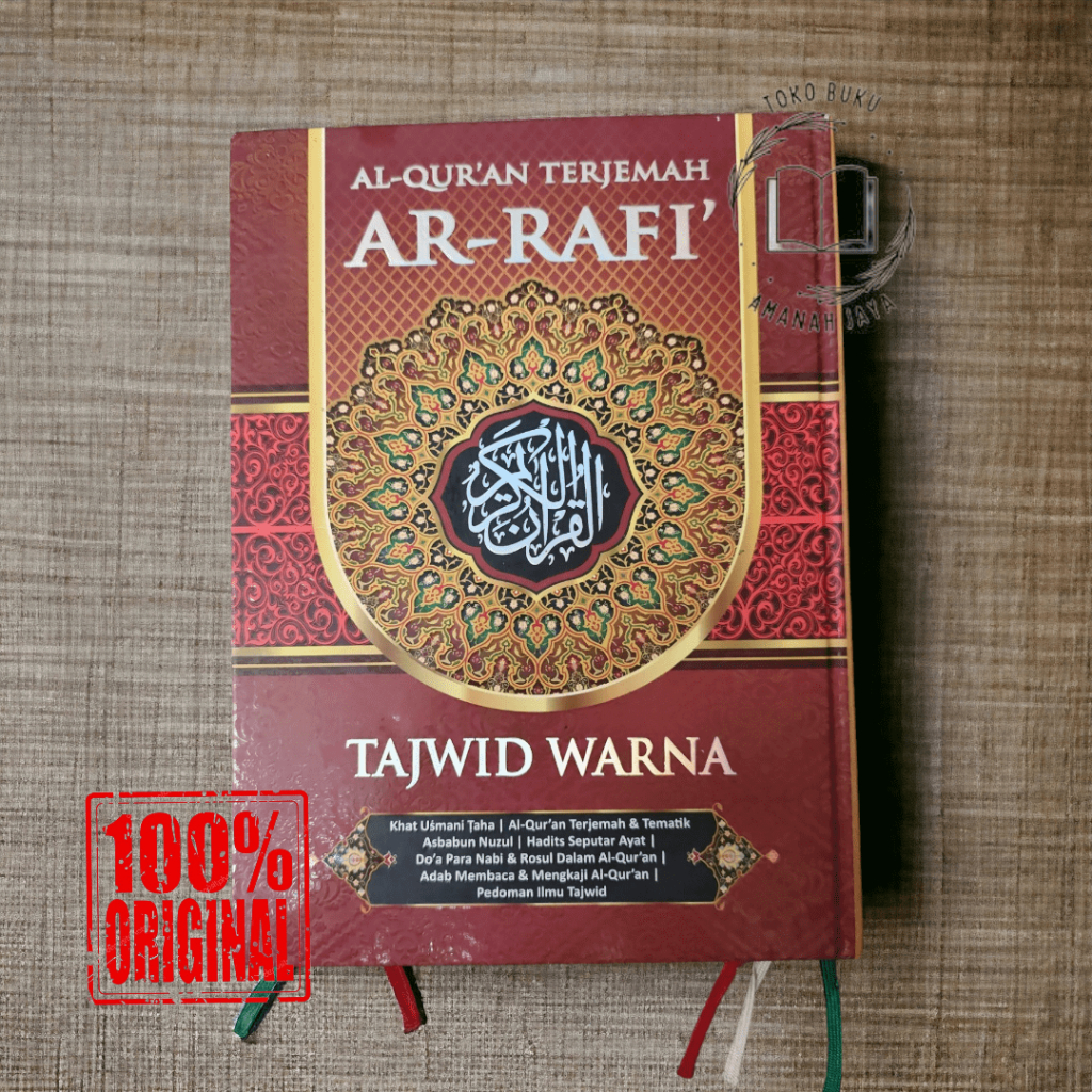 Jual Alquran Mushaf Ar Rafi A4 Tajwid Warna, dan Terjemah Per Ayat ...