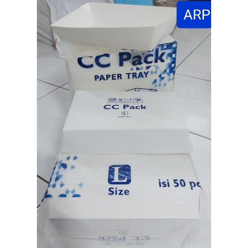 Jual Paper Tray Putih Ukuran L/Tatakan Kertas Laminasi Dalam Ukuran L ...