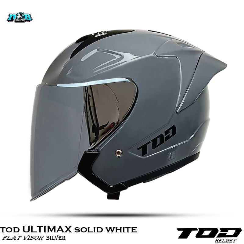 Jual HELM DEWASA SPOILER TOD ULTIMAX GREY GLOSS SNI ORIGINAL PRIA WANITA | Shopee Indonesia