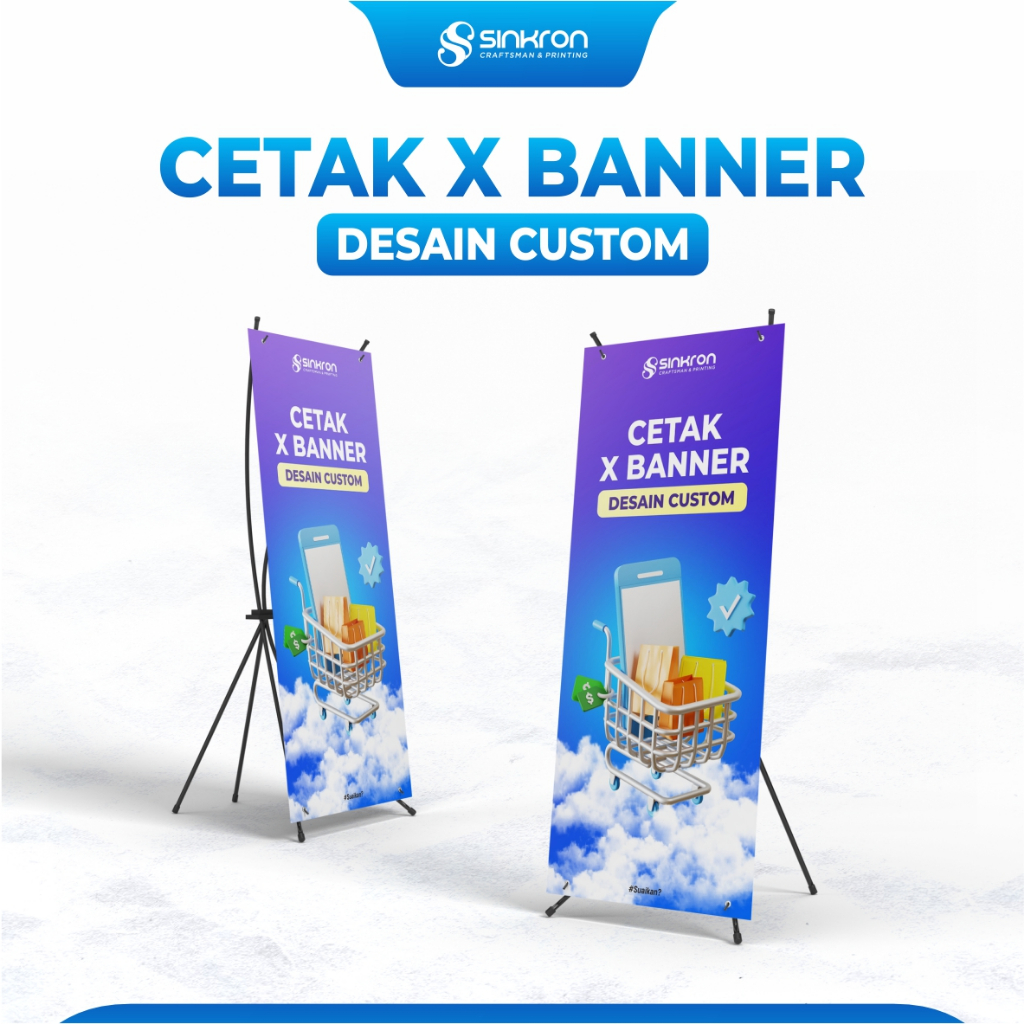 Jual CETAK X BANNER | BANNER | STAND BANNER 60 X 160 CM | SPANDUK ...