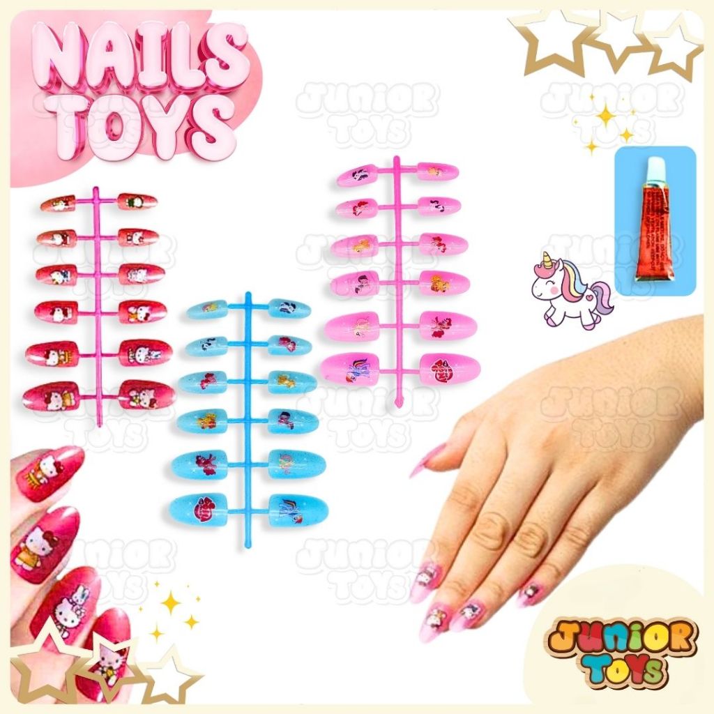 Jual Mainan Anak Perempuan Kuku Palsu Pretend Play Toys | Shopee Indonesia