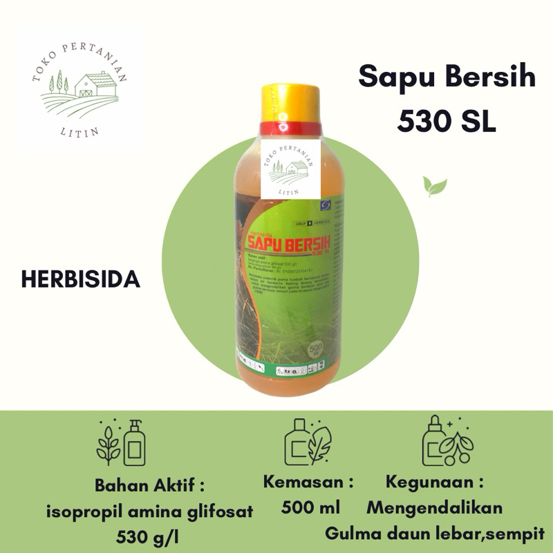 Jual Sapu Bersih 530 SL - 500 ml ( Herbisida ) Mengendalikan Gulma ...
