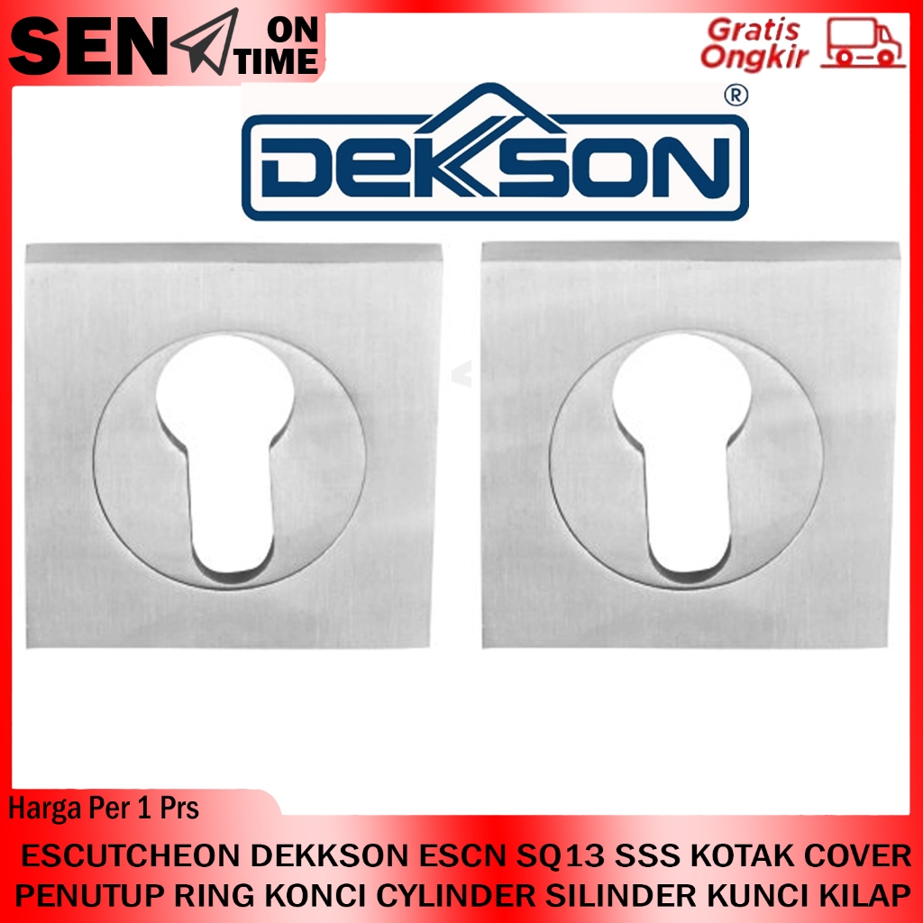 Jual ESCUTCHEON DEKKSON ESCN SQ13 SSS KOTAK COVER PENUTUP RING KONCI ...