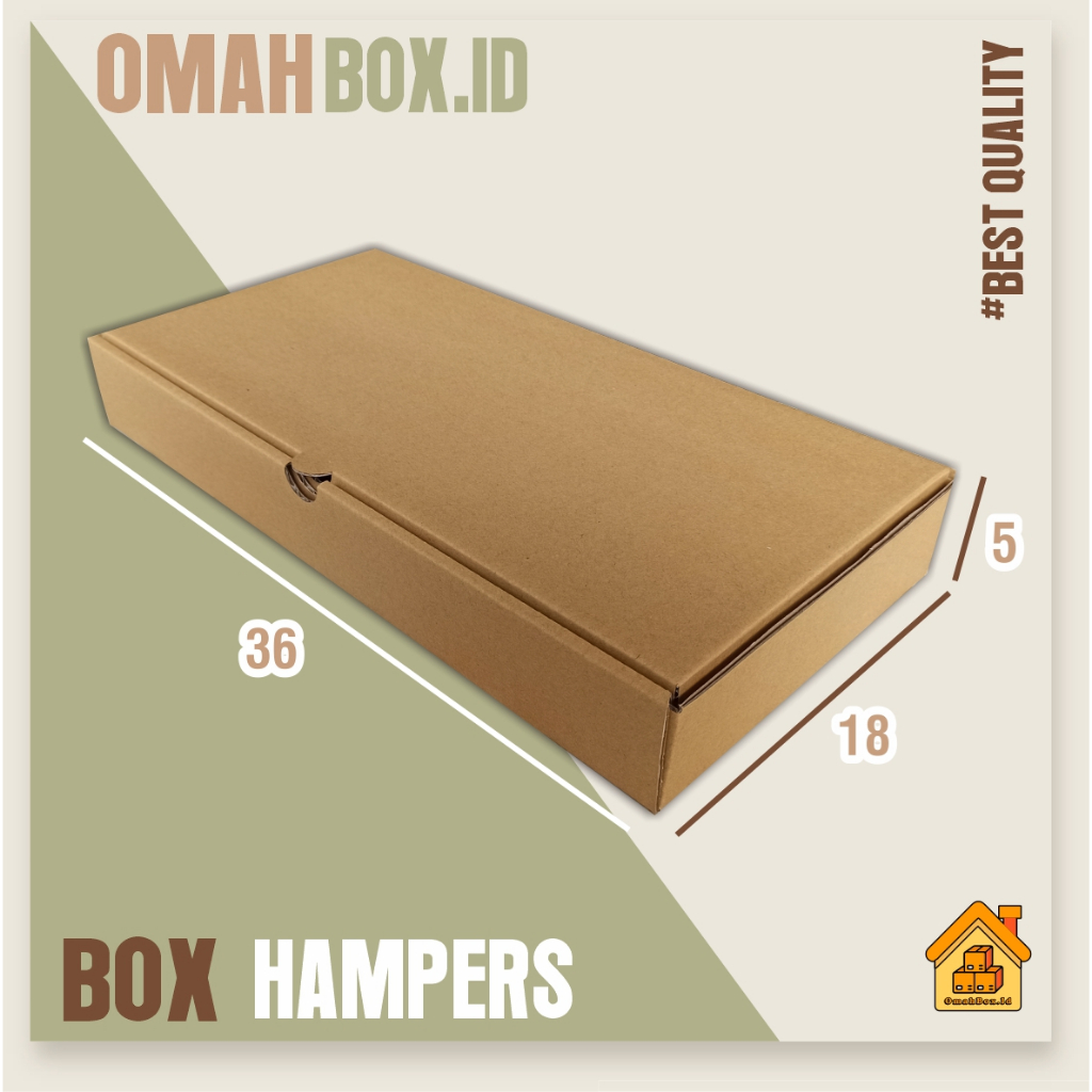 Jual Kardus hampers 36x18x5 cm B FLUTE | dus donat | box donat | kardus ...
