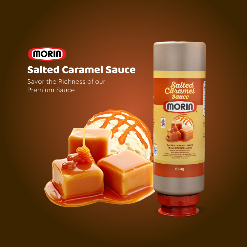 Jual Morin Salted Caramel Sauce 650gr – Topping Saus Karamel | Shopee ...