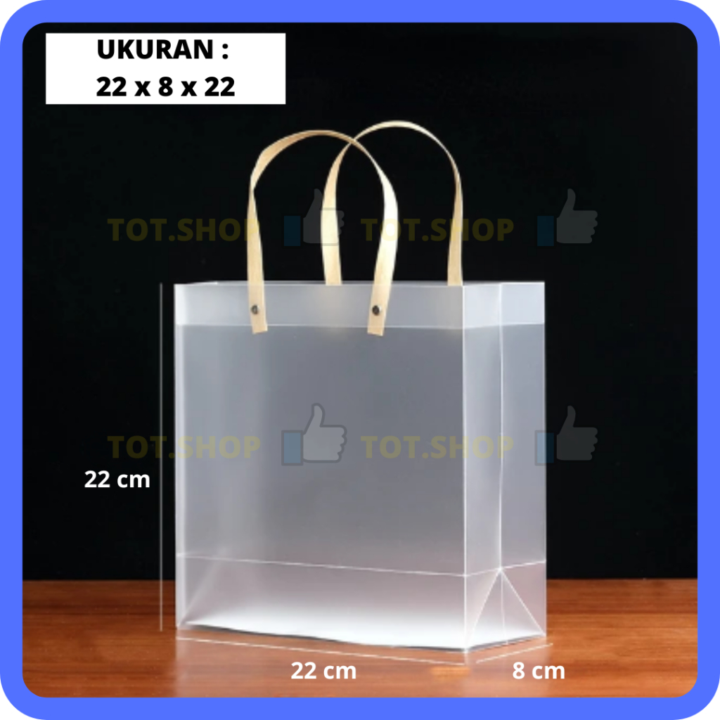 Jual Goodie Bag Transparan Froasted Gift Bags Tas Souvenir, Kado ...