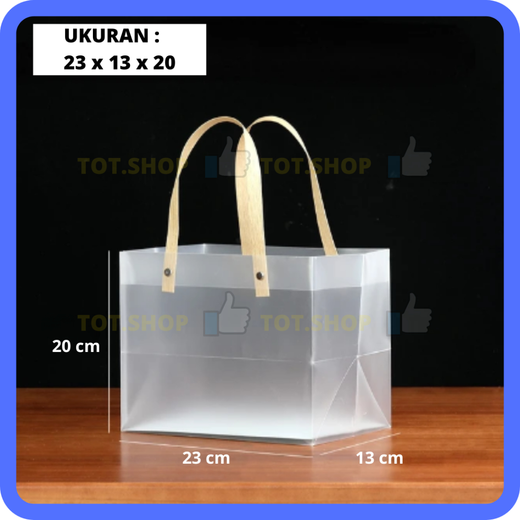 Jual Goodie Bag Transparan Froasted Gift Bags Tas Souvenir, Kado ...