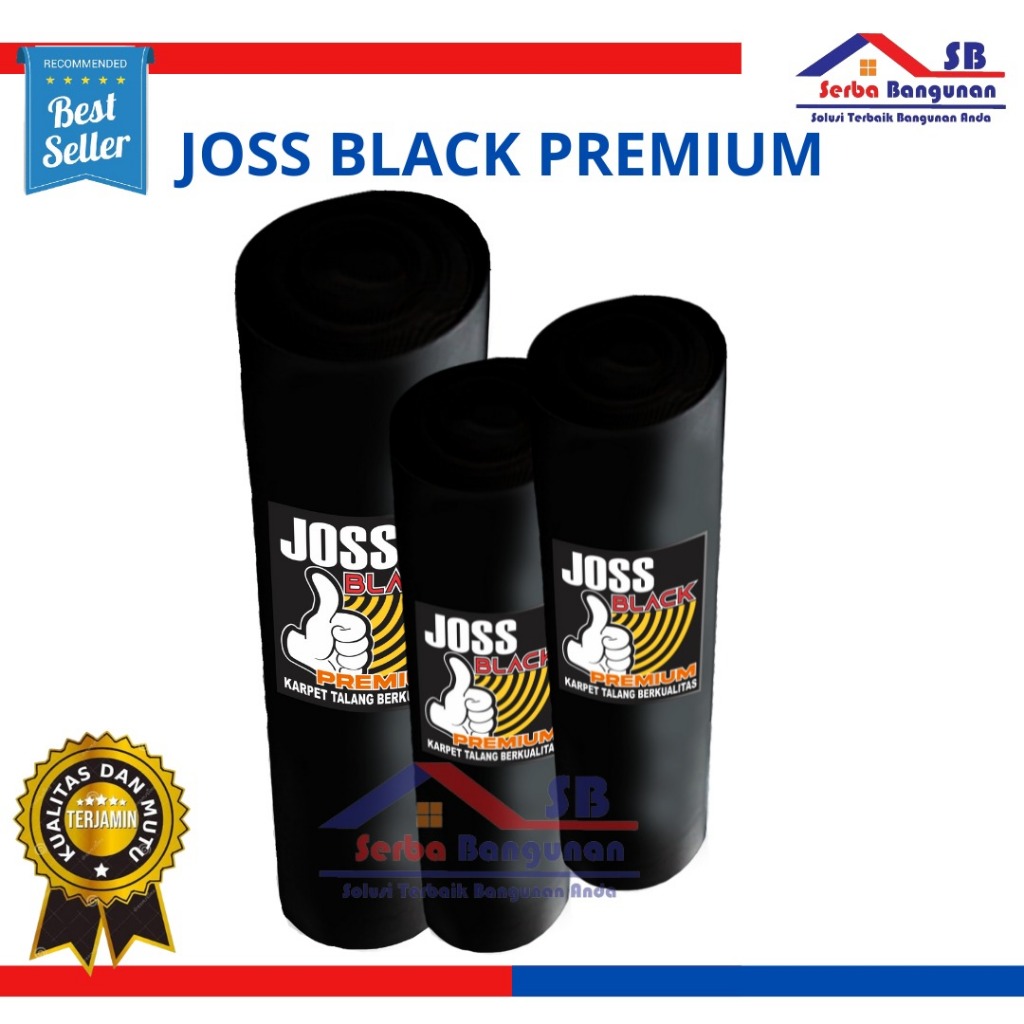 Jual Karpet Talang Hitam Joss Black Premium Lebar 60 cm per Meter ...