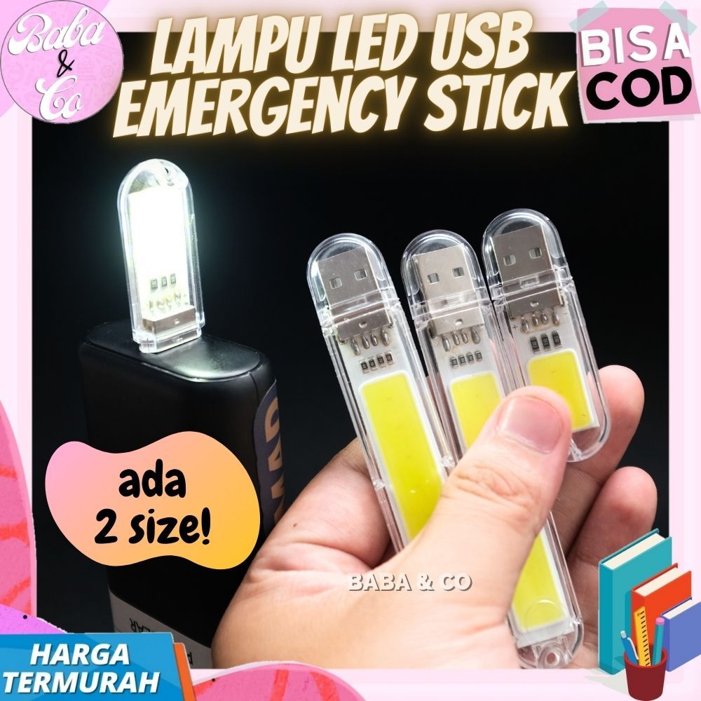 Jual LAMPU DARURAT LED USB STICK MURAH LAMPU USB MINI LED STICK USB 5V ...