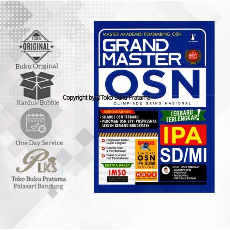 Jual Buku Grand Master OSN Olimpiade Sains Nasional IPA Sd/Mi - ORI | Shopee Indonesia