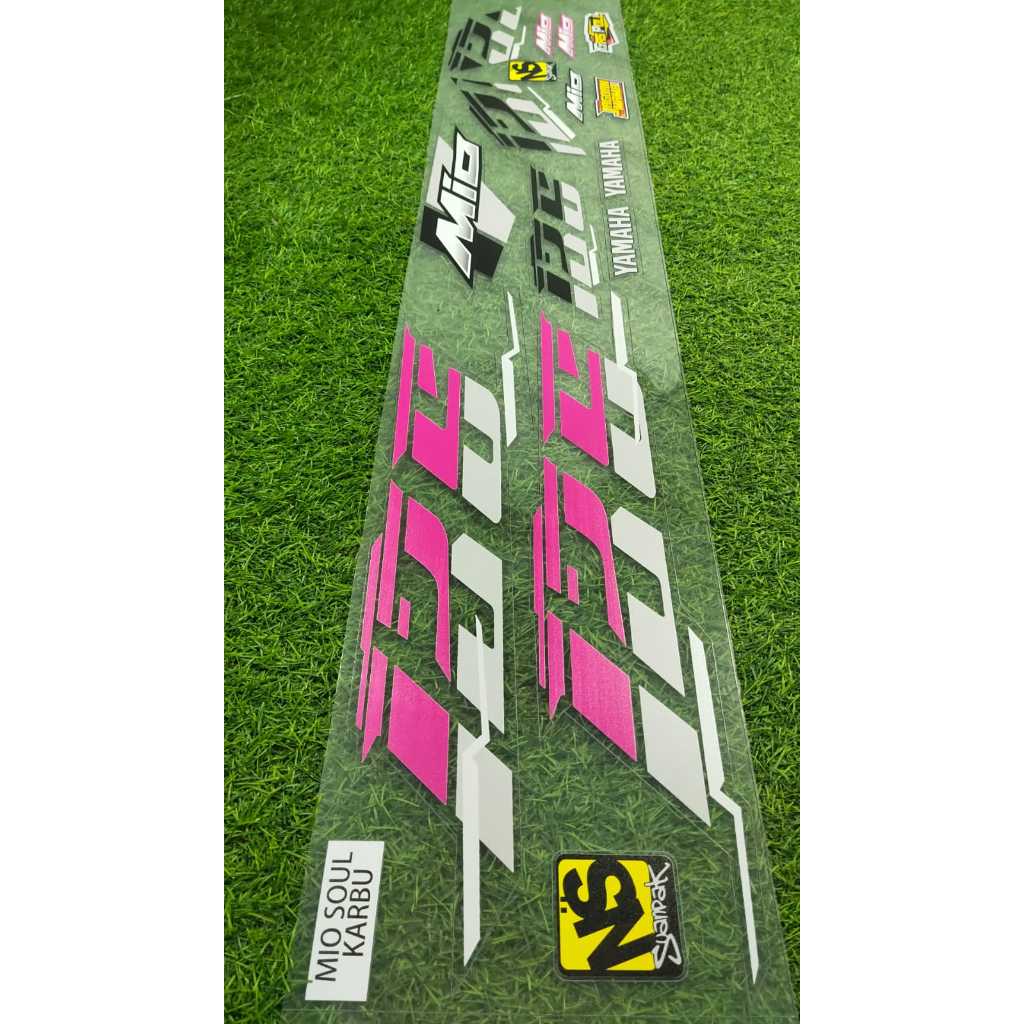 Jual Striping Sticker Vietnam Mio Soul Bahan Bening Transparan Sticker ...