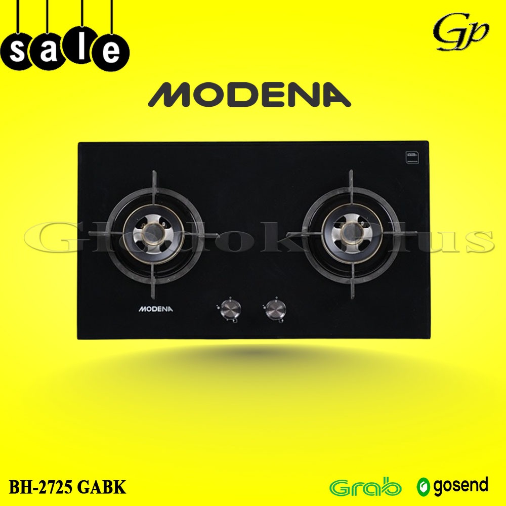 Jual MODENA BH 2725 GABK Kompor Tanam gas 2 tungku 2725GABK BH2725GABK ...