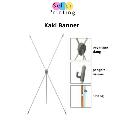Jual Kaki X Banner|Standing X Banner|Rangka X banner [GROSIR] | Shopee ...