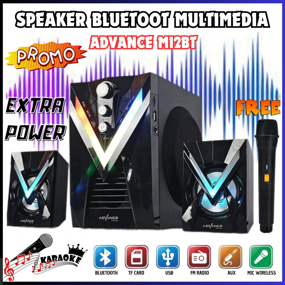 Jual Trend - Speaker Advance M12BT Stereo Bluetooth Xtra Bass Subwoofer ...