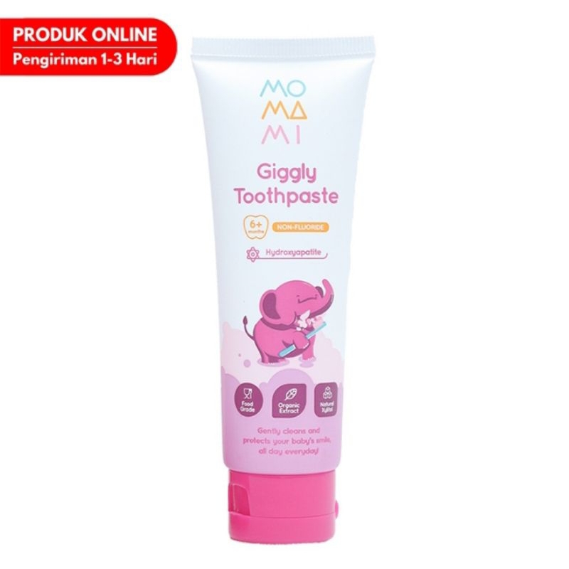 Jual Momami Giggly Toothpaste Non Fluoride 50 g | Shopee Indonesia