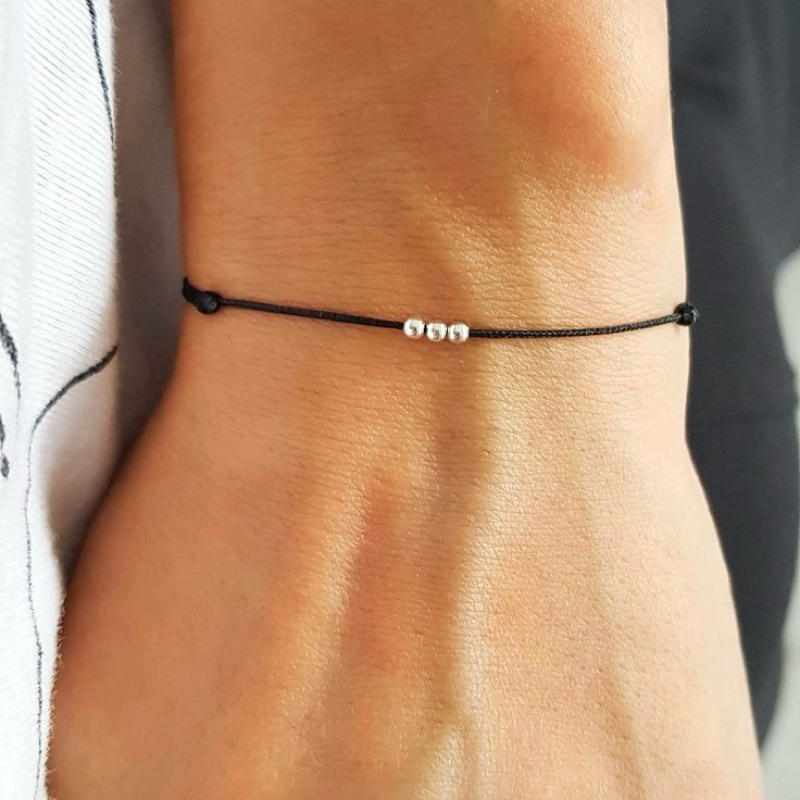 Jual [Beli 5 gratis 1] Tiny Bracelet Aesthetic | Gelang Tali Tipis ...