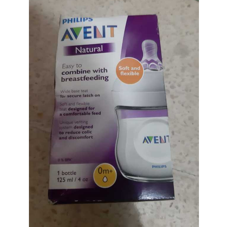 Jual AVENT Bottle Natural 0bln+ 125ml (isi 1 bottle) | Shopee Indonesia