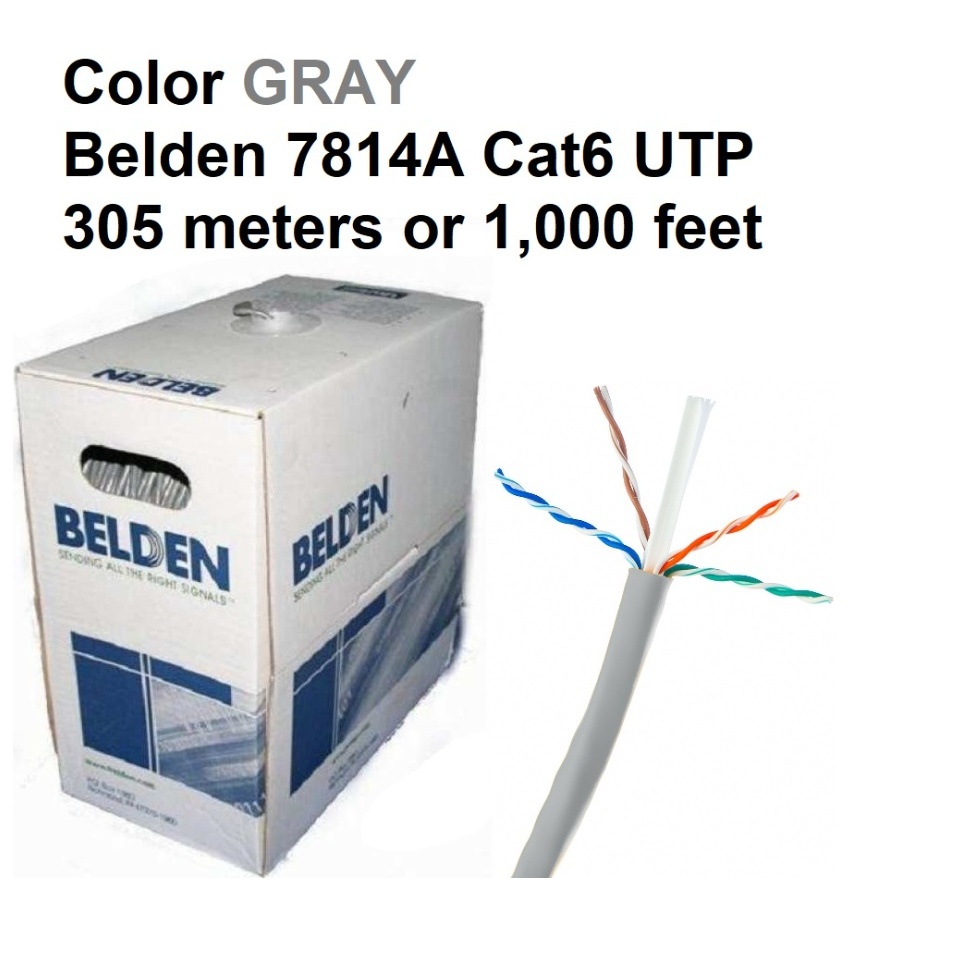 Jual Kabel LAN Cat 6 Belden Cable UTP Cat6 Original | Shopee Indonesia