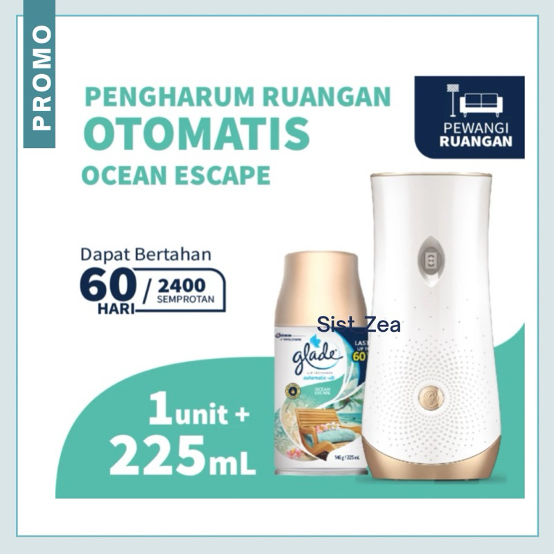 Jual Glade Automatic Device Alat + Refill Ocean escape, Vanilla and Outwood, Lavender | Shopee ...