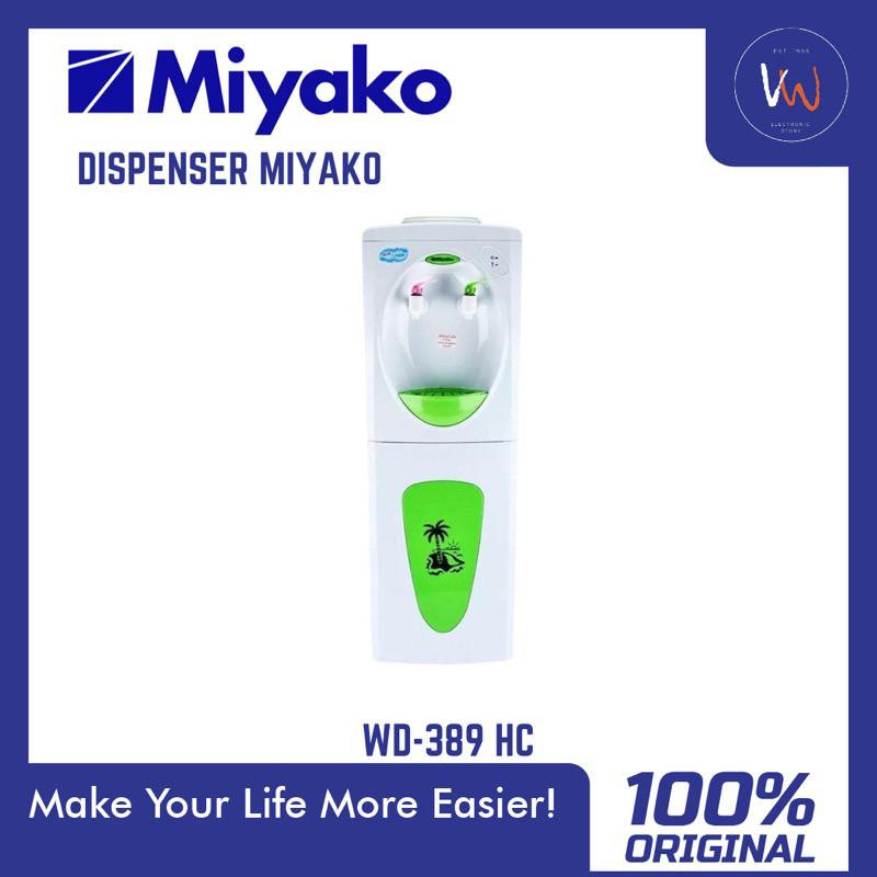Jual Dispenser Galon Atas Miyako WD-389HC / Dispenser Air / Dispenser ...