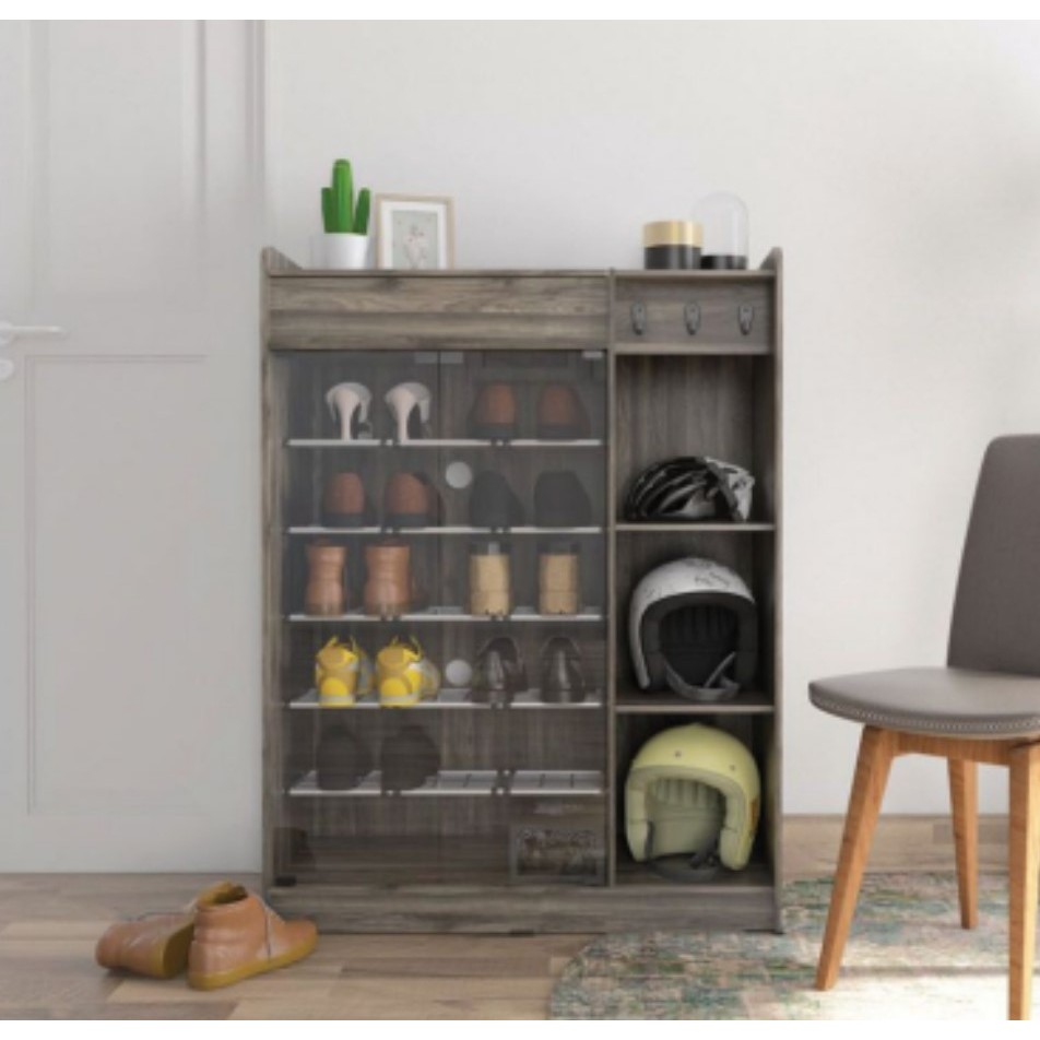 Jual Lemari rak sepatu tempat penyimpanan helm 90cm BANDUNG | Shopee Indonesia