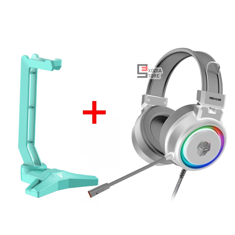 Jual Headset Gaming RGB Rexus Vonix F30 with Headset Stand TOWER AC3001 ...