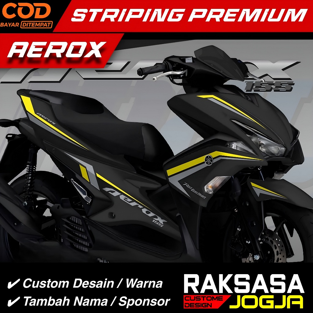 Jual striping aerox new vietnam thailnd,stripping nvx aerox old motif ...