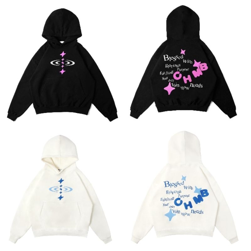 Jual CHMB HOODIE BLASSED BLACK | Chambre de la vain HOODIE BLASSED ...