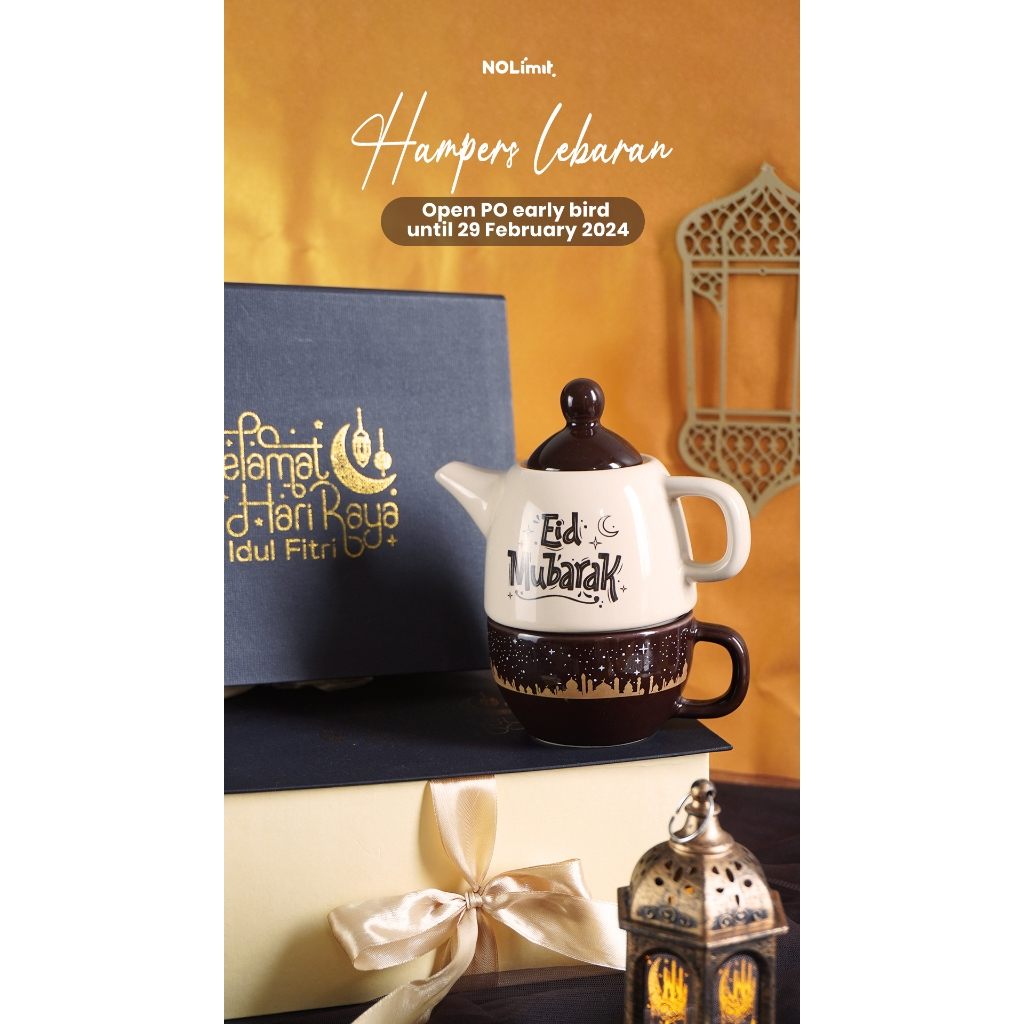 Jual NOLIMIT HADIAH LEBARAN HAMPERS LEBARAN MUG KERAMIK IDUL FITRI TEKO ...